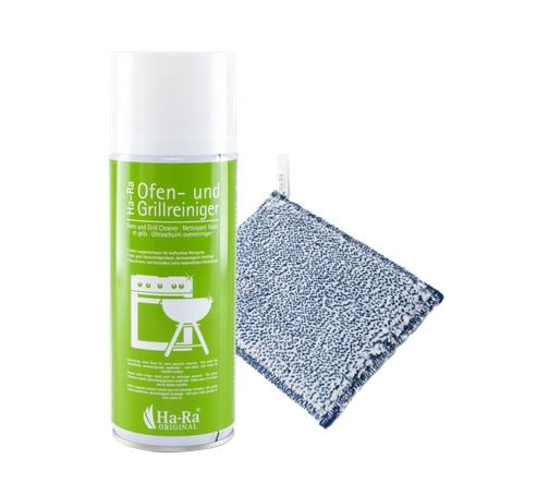 Camper Ha-Ra Grill Töpfe Pfannen Reiniger Backofen-Set - Camper Banner